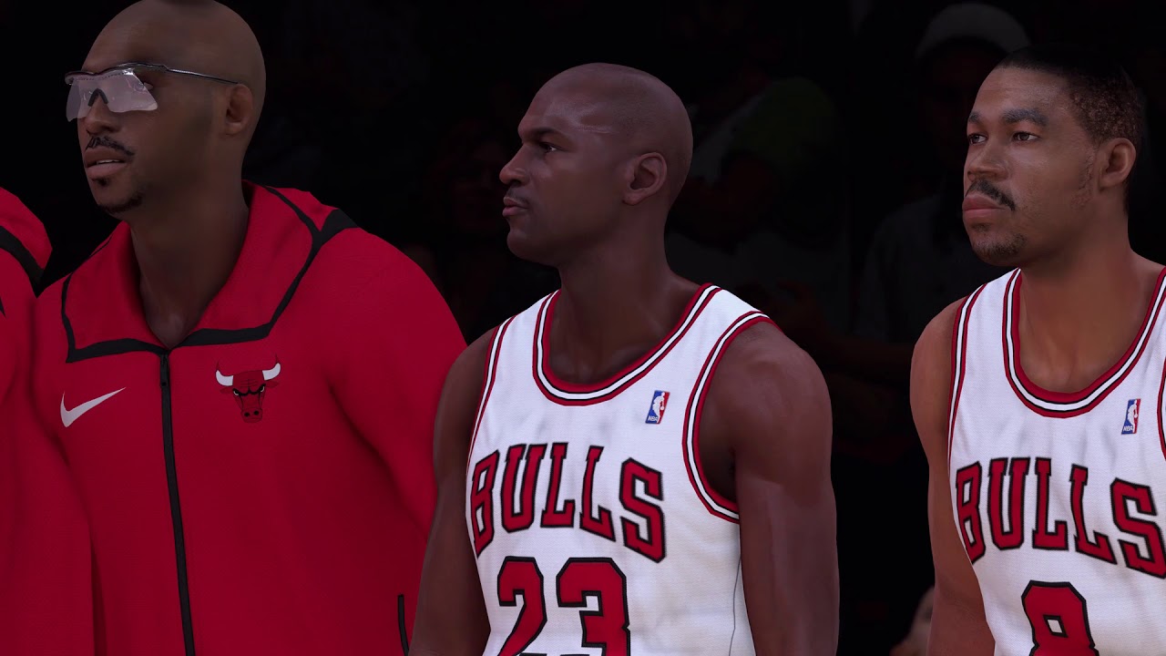 NBA 2k19 Throwback Thursday Michael Jordan Chicago Bulls vs Lebron ...