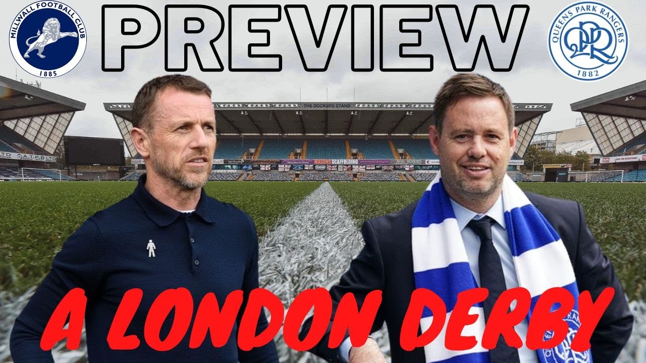 PREVIEW- MILLWALL V QPR "A LONDON DERBY UNDER THE LIGHTS!" #millwall # ...