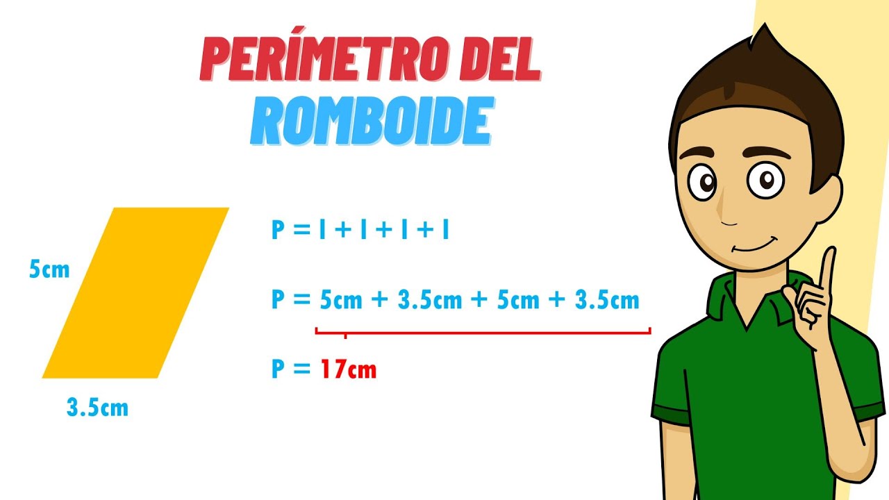 PERÍMETRO DEL ROMBOIDE Superfacil - Para principiantes - YouTube