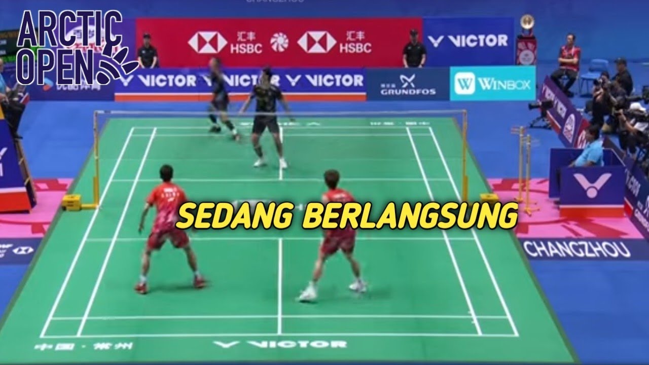 🔴LIVE! Fajar/Rian (INA) Rasmus/Christiansen (DNK) Artic Open 2024! Link ...