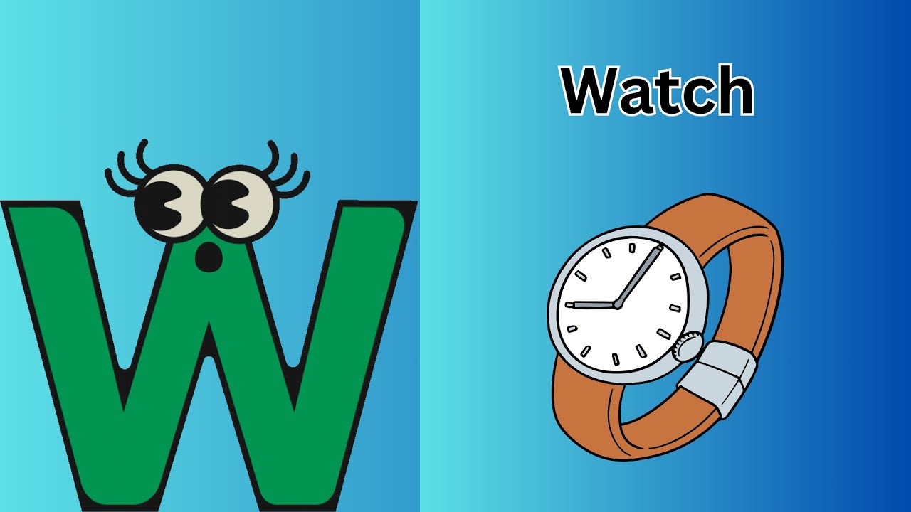Wondrous Letter W: 7 Fun Things for Kids | Educational Video - YouTube