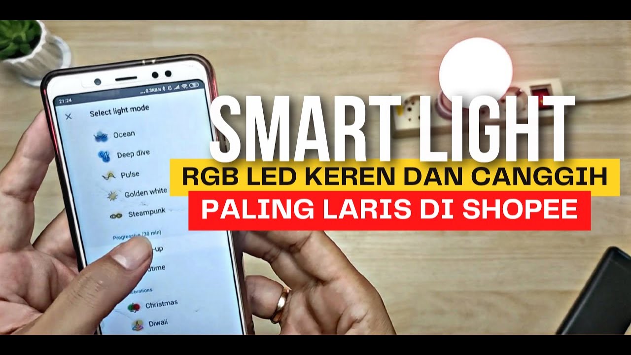 Unboxing Lampu Pintar Terbaik Paling Laris Di Shopee | Philips Lampu ...