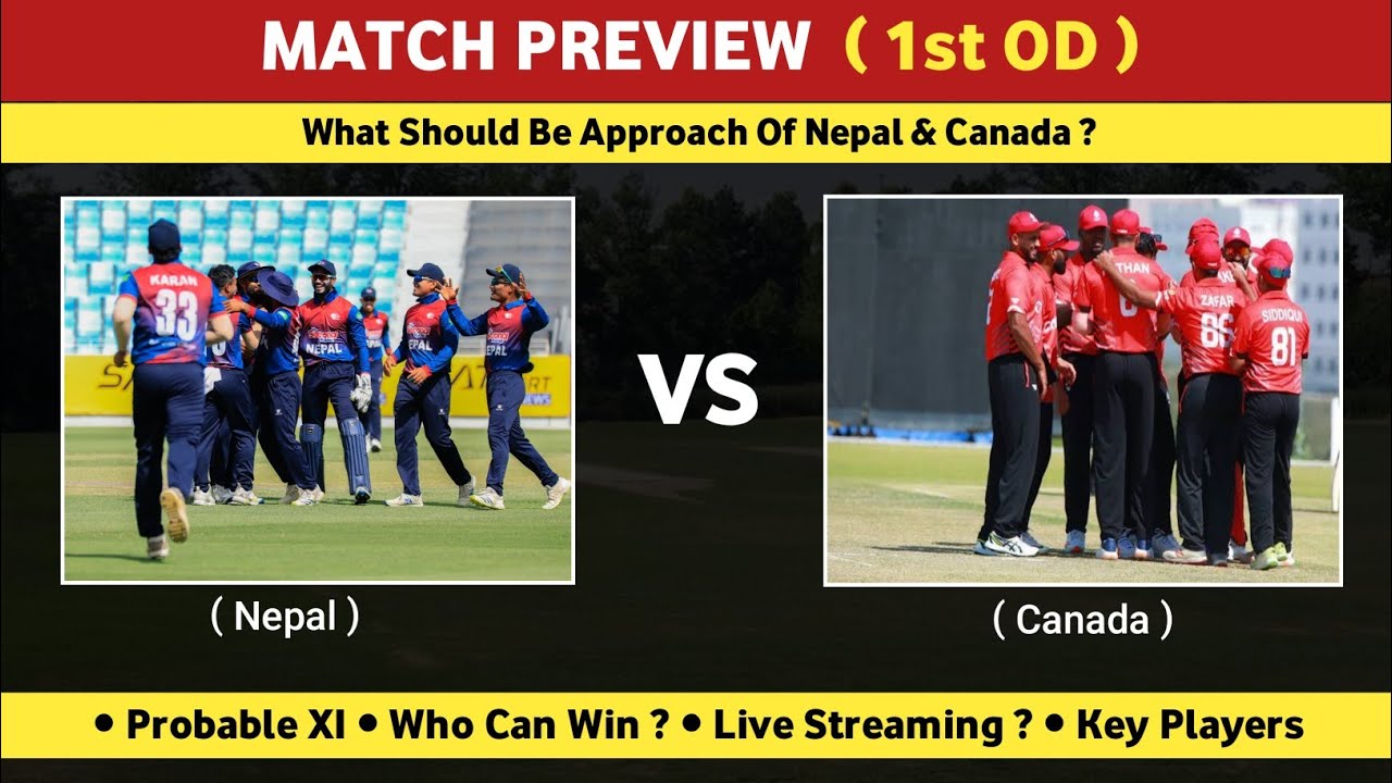 Nepal vs Canada | 1st One Day | Match Preview | Daily Cricket - YouTube