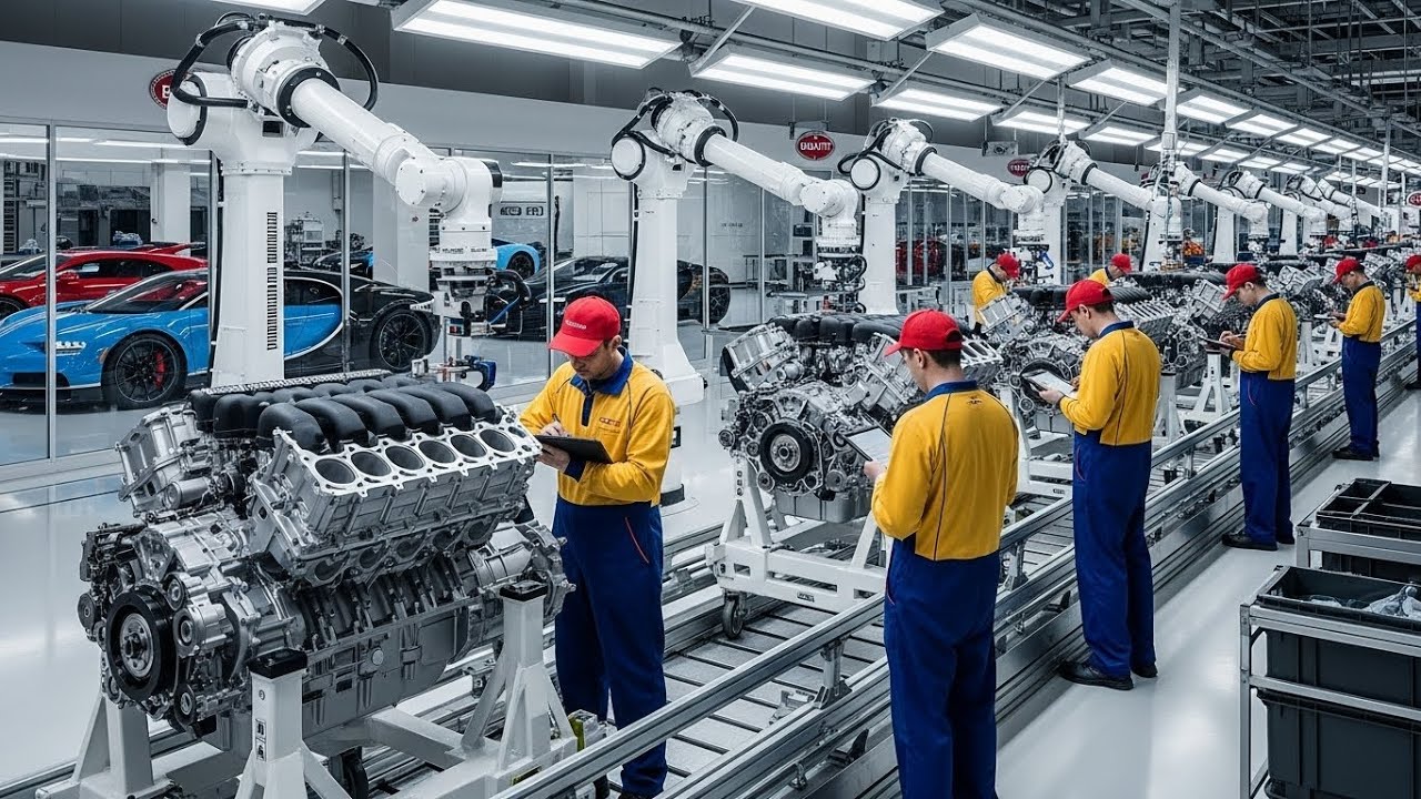 Inside Bugatti’s Engine Lab How the W16 Monster Is Created - YouTube
