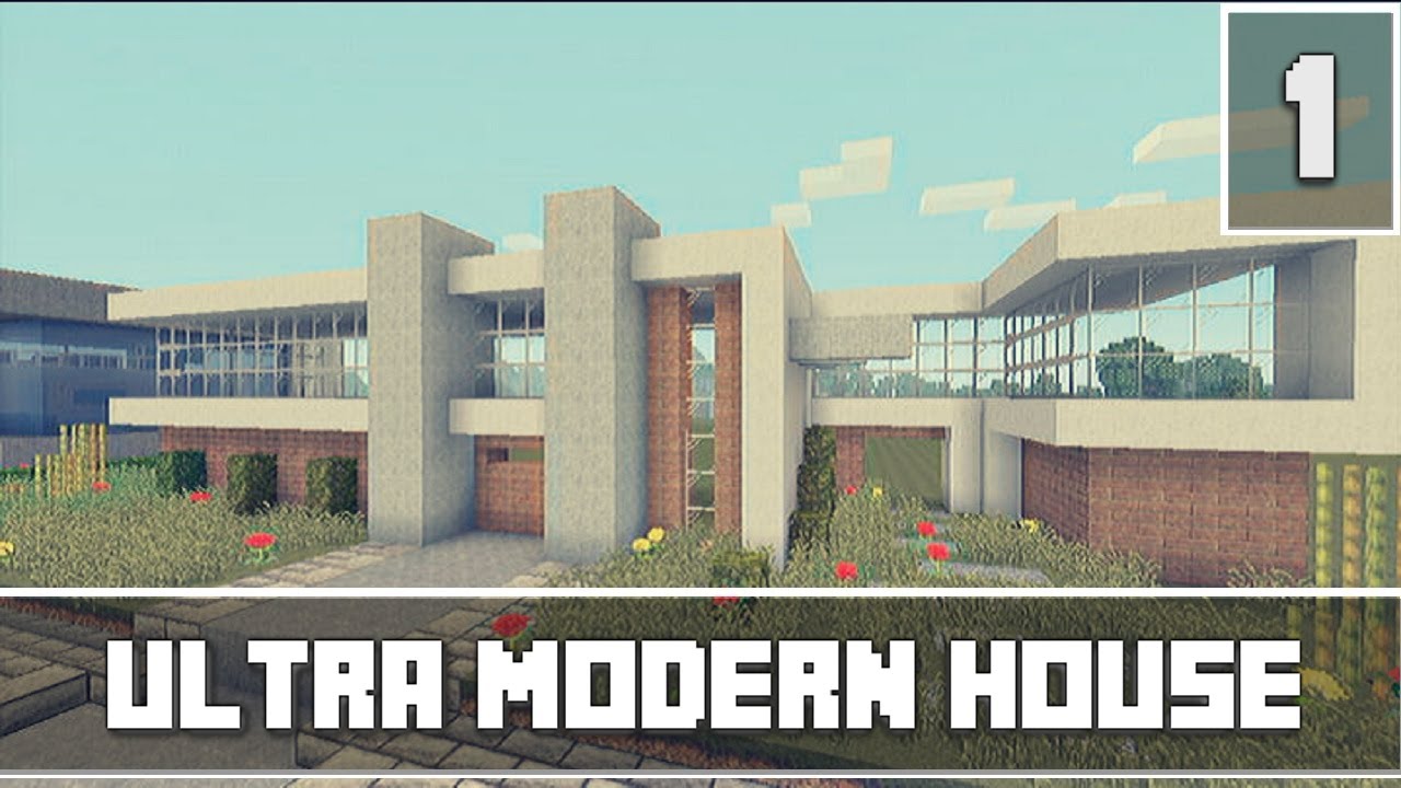 Minecraft Xbox 360:Lets Build Part 1- Ultra Modern House - YouTube