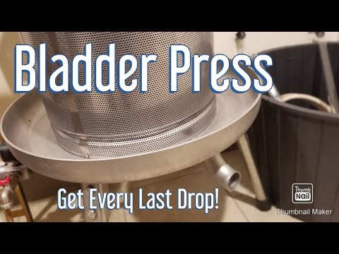 Bladder Press, Pressing the Red - Winemaking 26 - YouTube