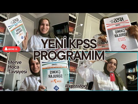 KPSS İçin Yeni Çalışma Programım | Merve Hoca Tavsiyeleri