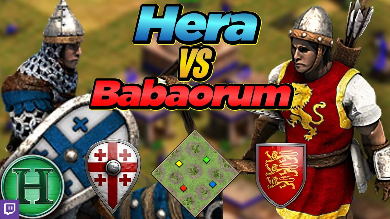 Georgians vs Britons | 1v1 Land Madness | vs Babaorum | AoE2 - YouTube