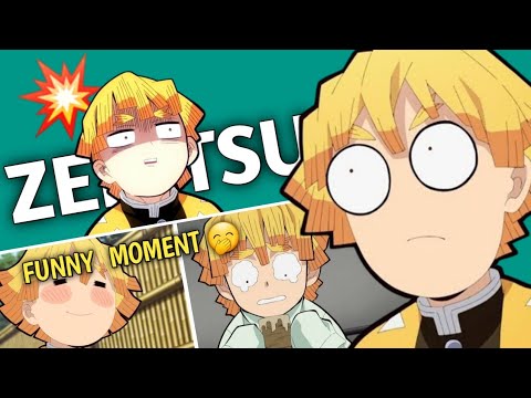 ZENITSU || DEMON SLAYER 4 || funny scene 🤣 - YouTube