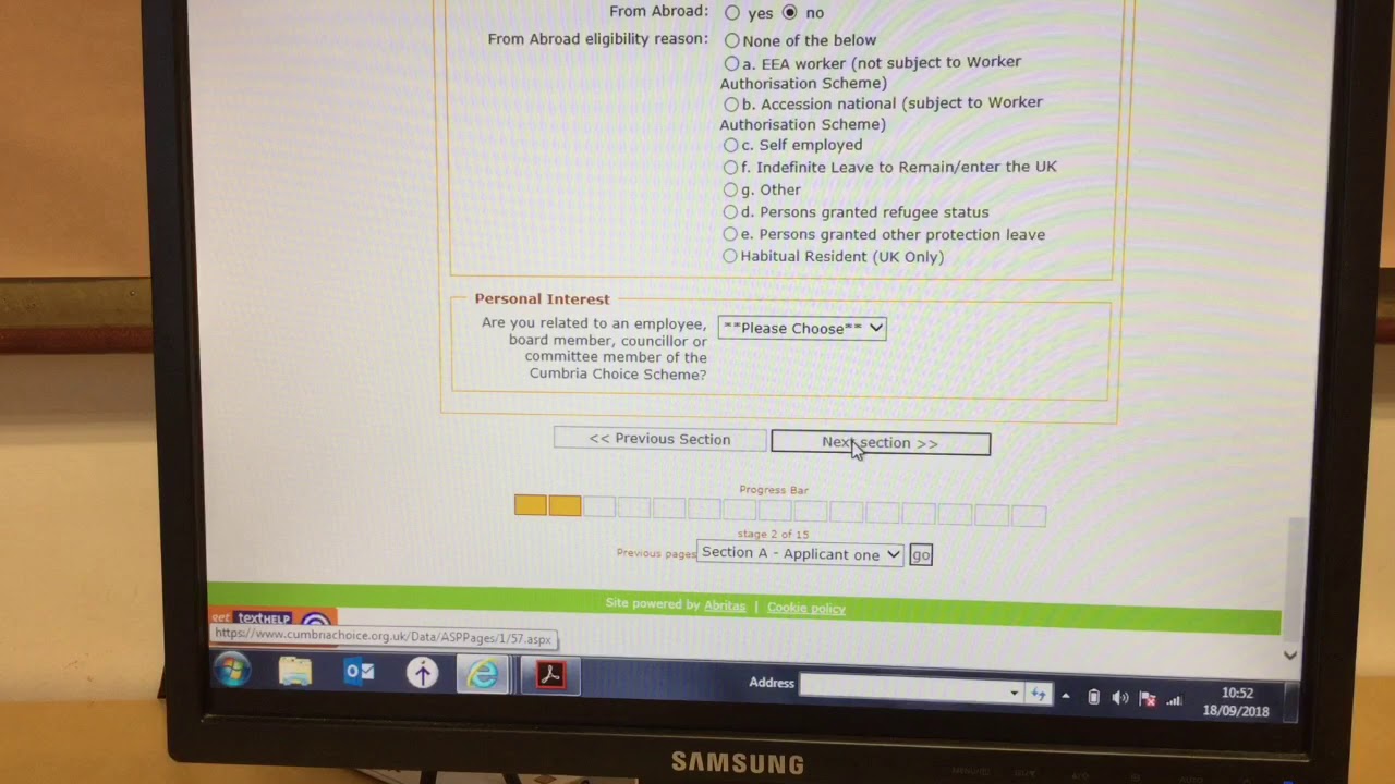 Applying and registering for Cumbria choice based lettings (CBL) - YouTube