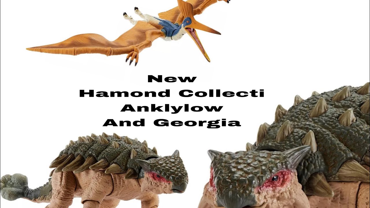 New Mattel Jurassic World Hammond Collection Ankylosaurus ...