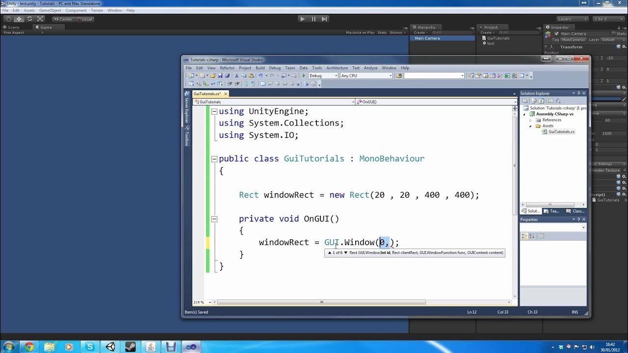 Unity 3D C# Series 1 Tutorial 3: IO (Input/Output) - YouTube