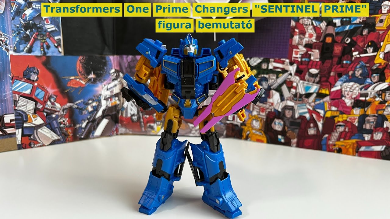 Transformers One Prime Changers "SENTINEL PRIME" figura bemutató - YouTube