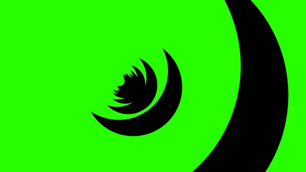 cartoon moon green screen free royalty footage - YouTube