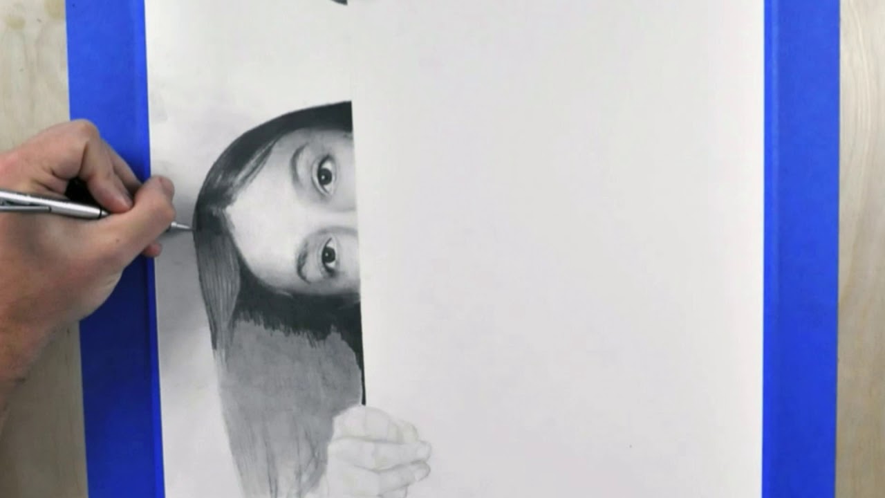 Keegan Hall's time-lapse drawing of "Peek" - YouTube