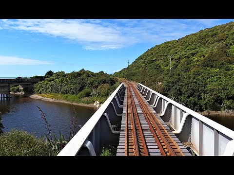 Train Drivers Eye View : Hokitika to Kumara Junction - YouTube