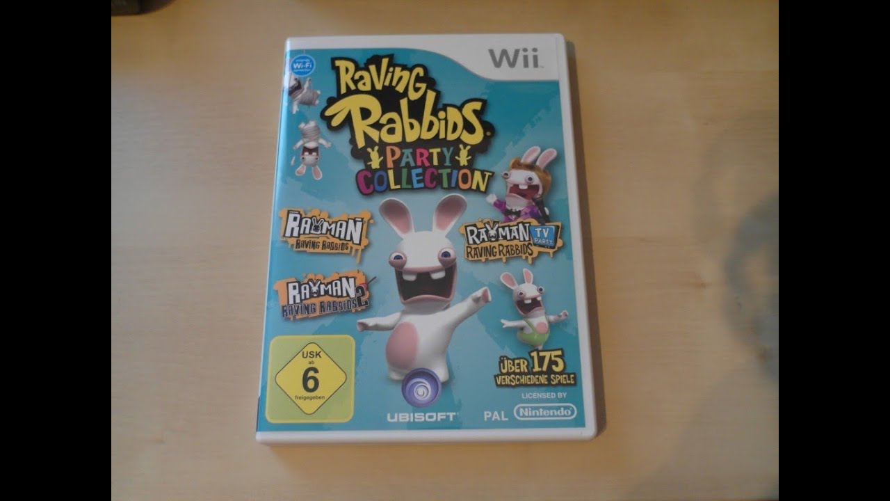 Unboxing - Raving Rabbids- Party Collection (Wii) - YouTube