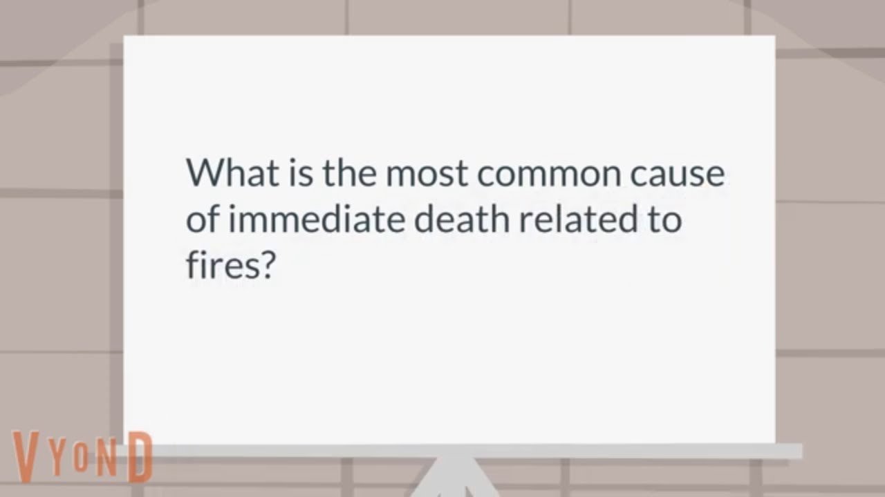 What is the most common cause of immediate death from fires? - YouTube