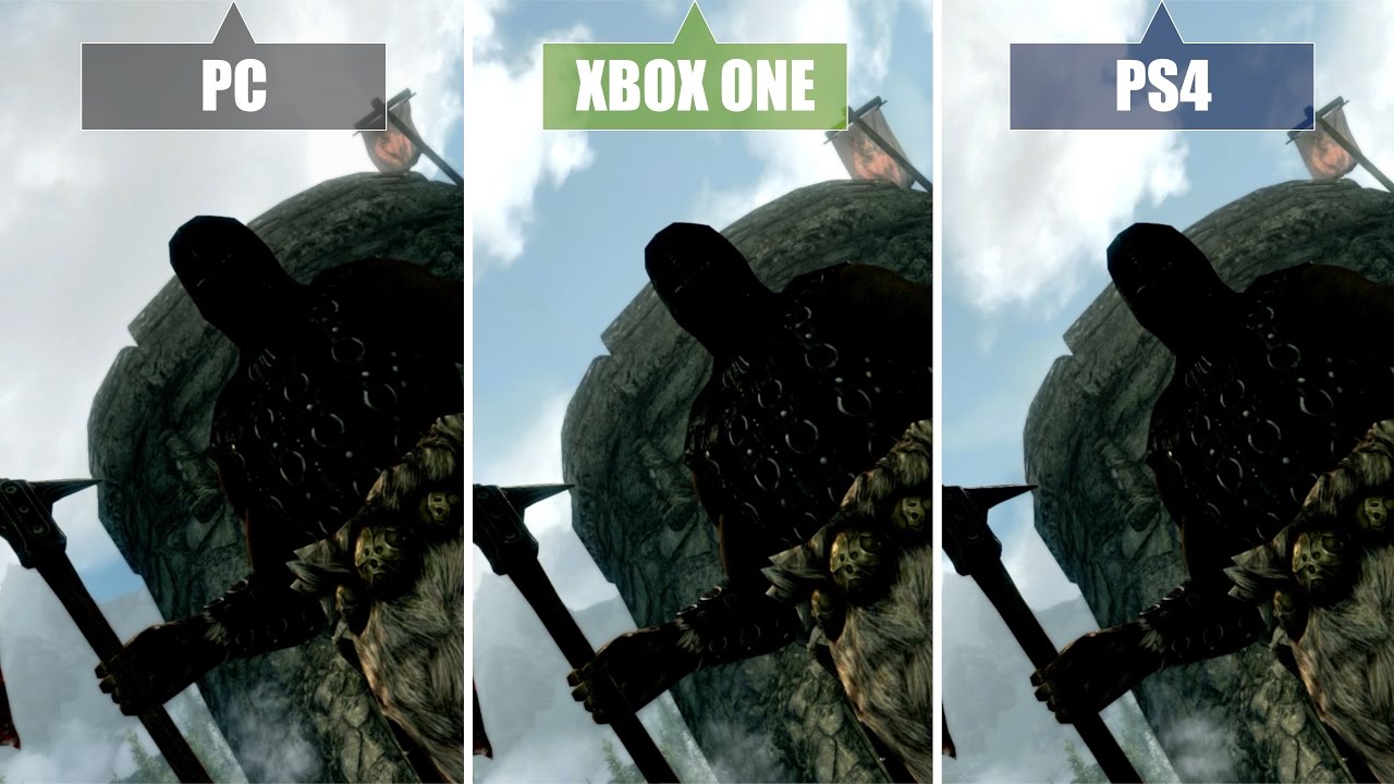 TES 5: Skyrim - Special Edition: Grafikvergleich - PC vs. PS4 vs. Xbox ...