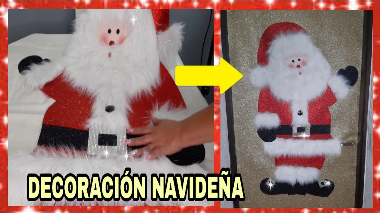 FORRA TU PUERTA PARA NAVIDAD CON HERMOSO DISEÑO NAVIDEÑO FÁCIL Y ...