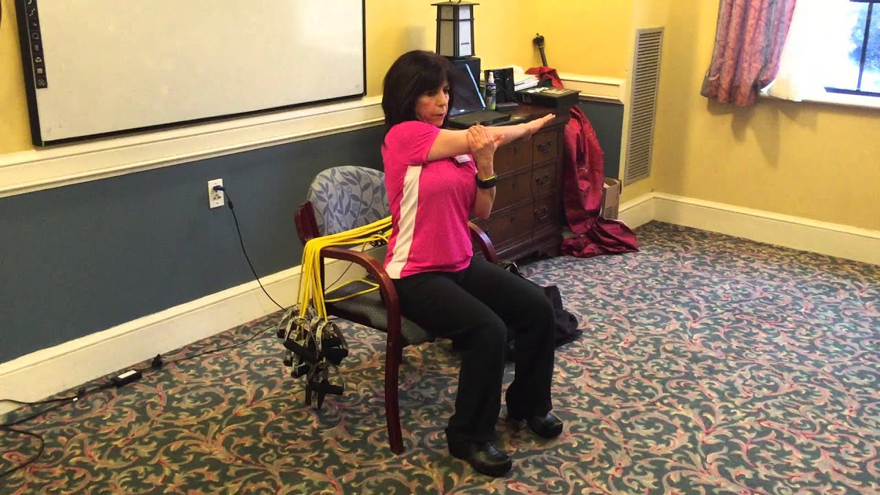 Arm Across Chest Flexibility - YouTube