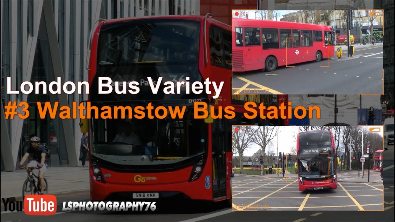 London Bus Variety #3 - Walthamstow Bus Station - YouTube