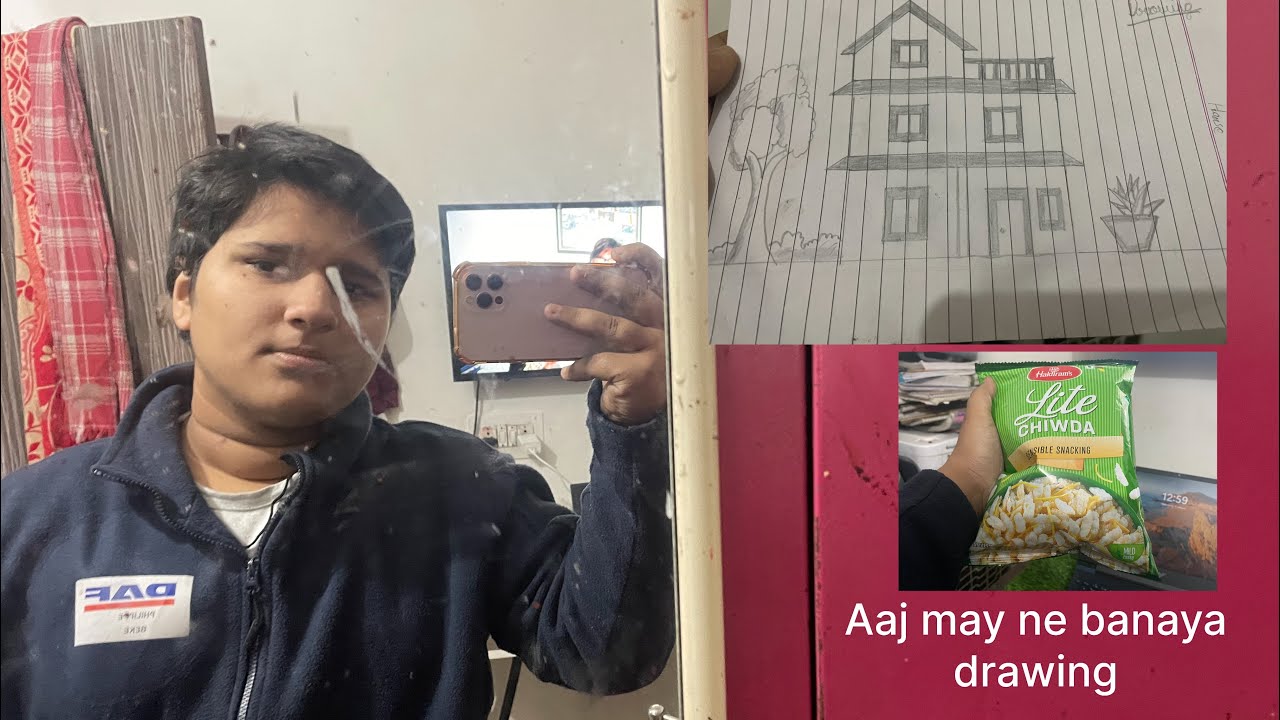 Aaj Maine bani drawing Deepak vlog 12 - YouTube