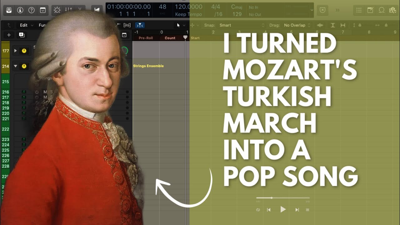 I Turned Mozart's Turkish March Into A Pop Song | Logic Pro X Tutorial ...