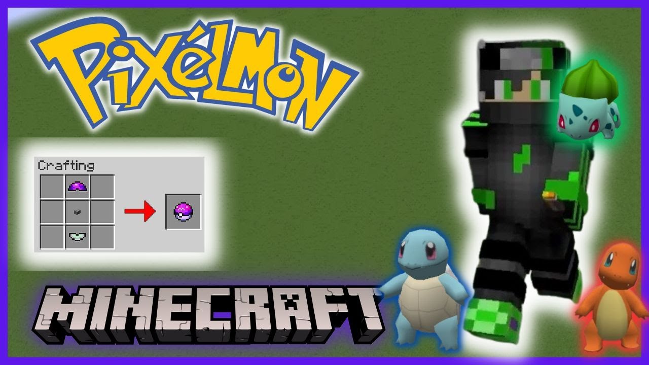 PIXELMON conhecendo o MODPACK NO MINECRAFT - YouTube