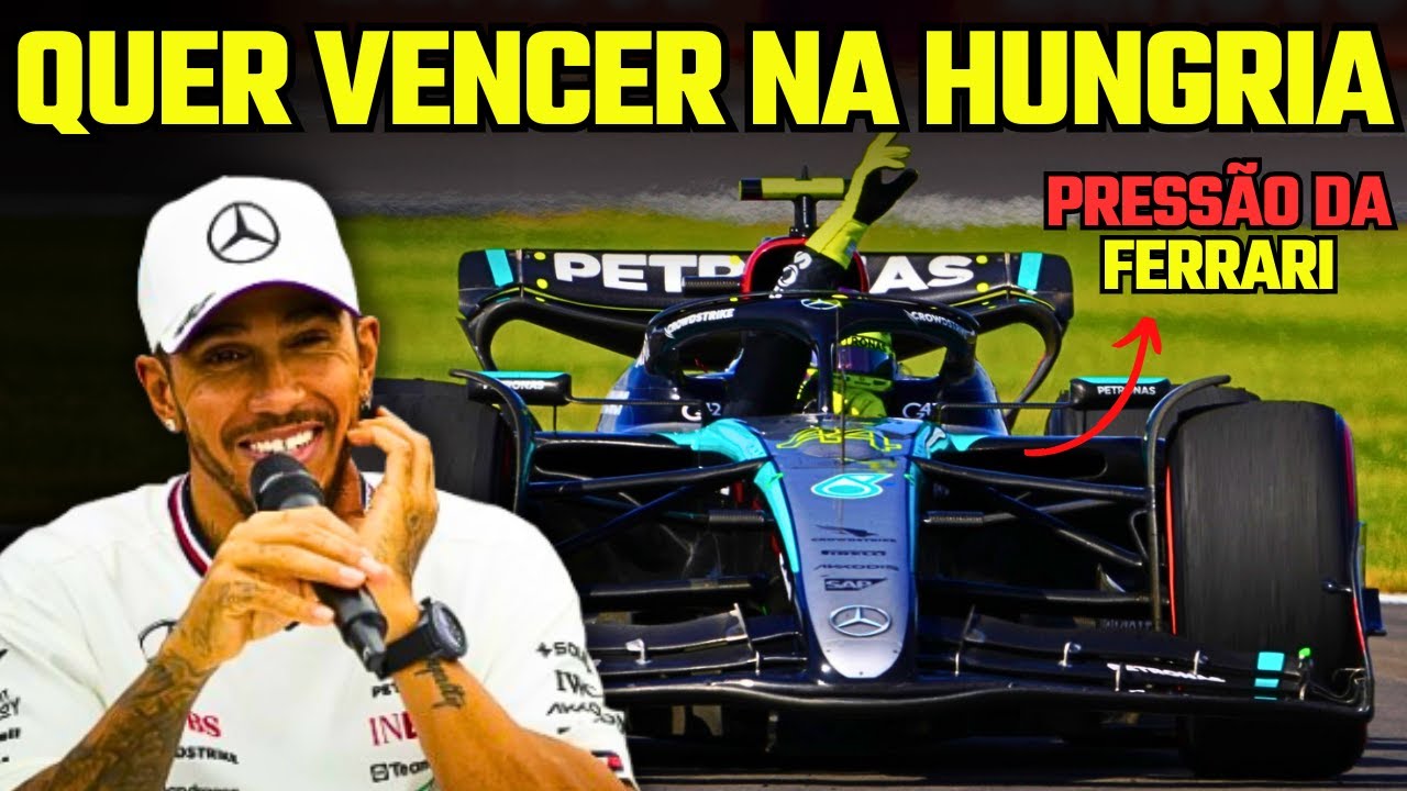 Hamilton adora Hungria onde tem recorde e vê vitória com Mercedes forte ...