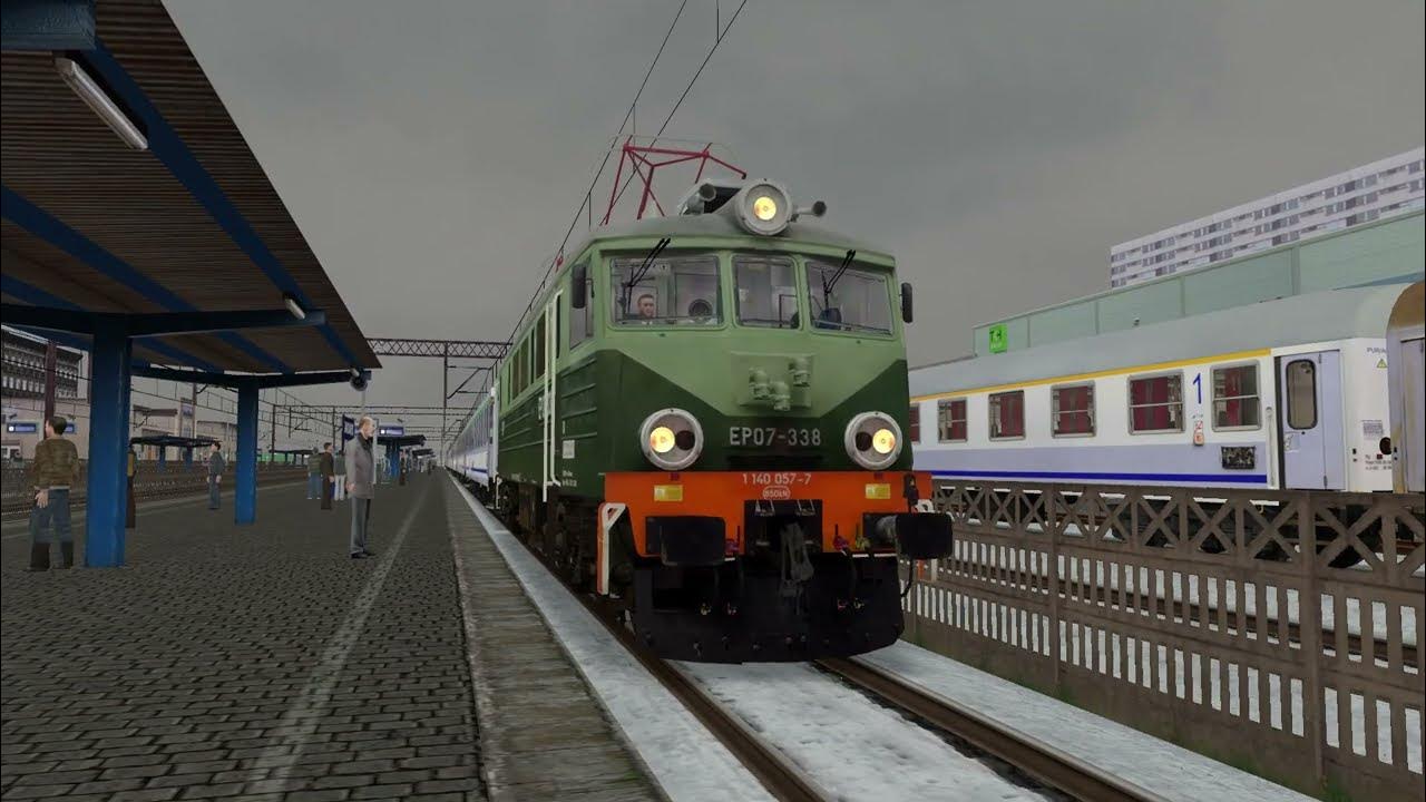 MaSZyna odjazd EP07-338 TLK 41132 "Karpaty" ze stacji Sandomierz - YouTube