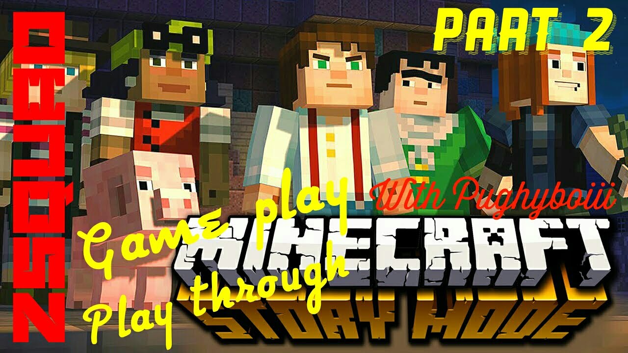 Minecraft Story Mode Part 2 : Zombie statue - YouTube