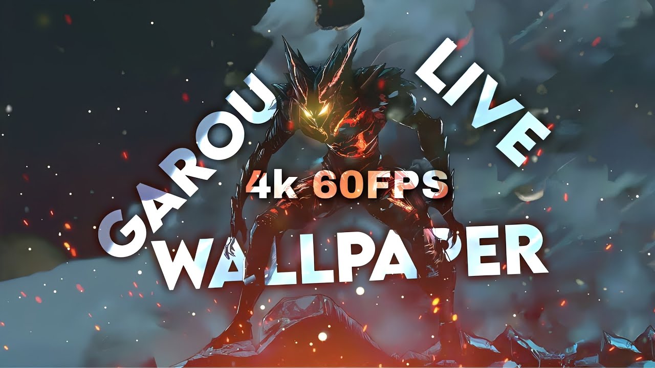 Garou live wallpaper setup | Garou theme | cosmic garou live wallpaper ...