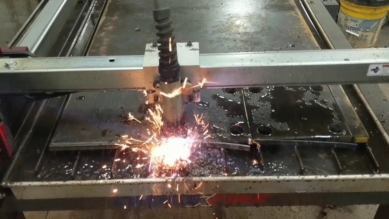 Hypertherm 85 - 1/2" Mild Steel Nest - Langmuir Systems Crossfire CNC ...