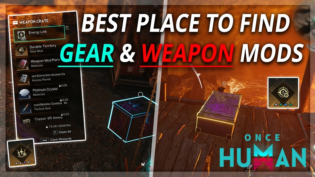 The BEST Place To Find All Your Weapon & Gear Mods In Once Human - YouTube