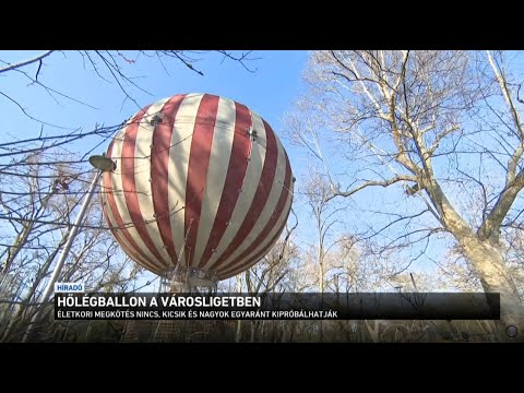 Hőlégballon a Városligetben - YouTube