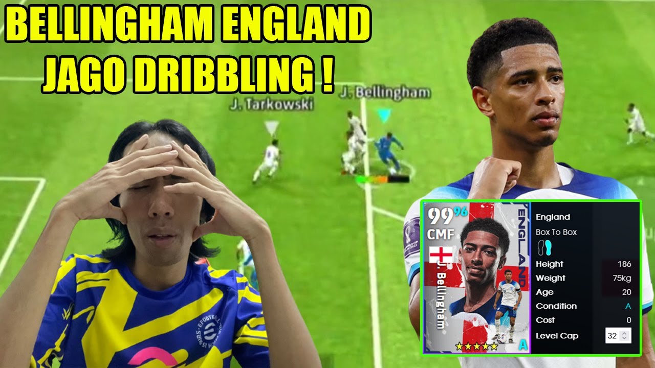 THE BEST DRIBBLE GAMEPLAY BY YUNI ! BELLINGHAM COSPLAY NEYMAR ! DRIBBLE ...