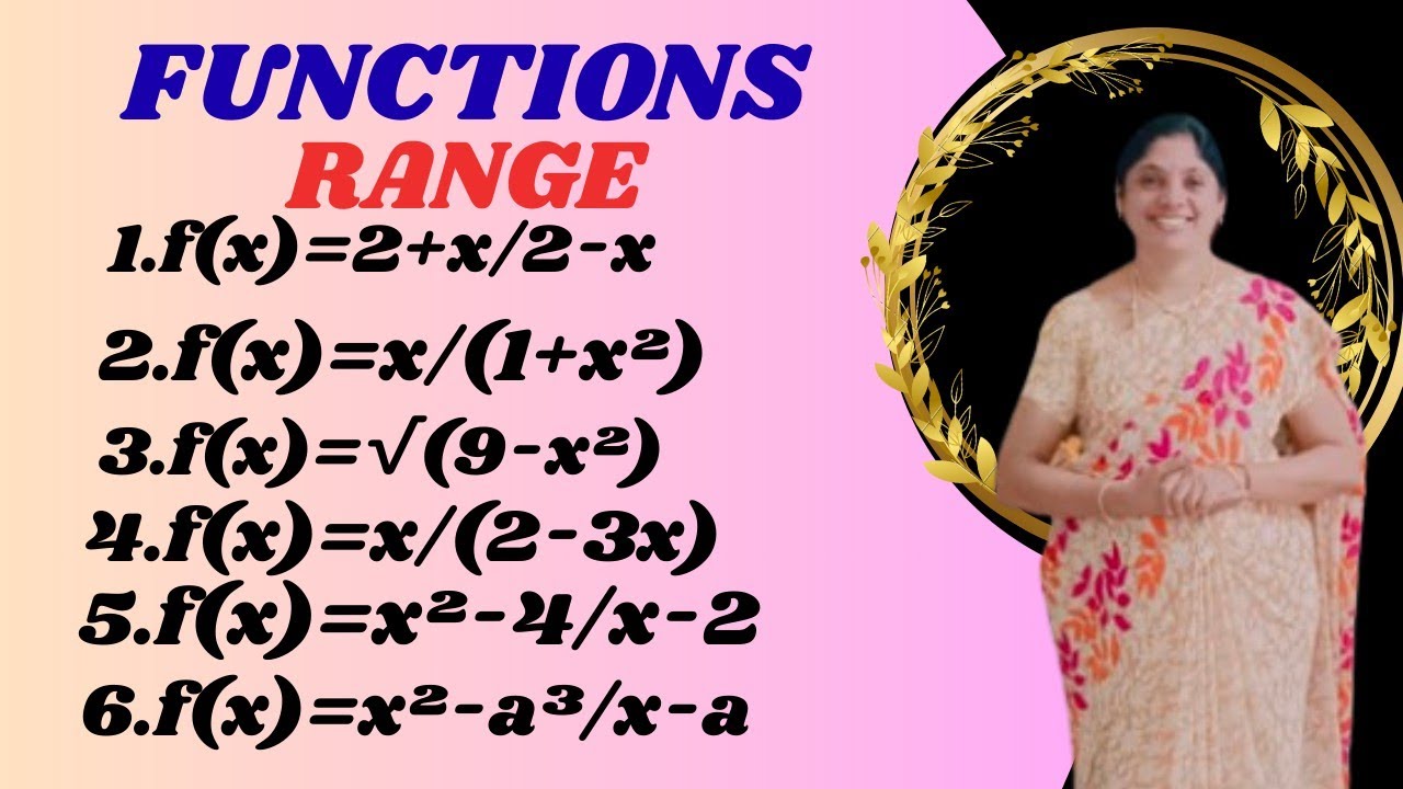 To find the Range of the functions- Functions- Discrete Mathematics ...