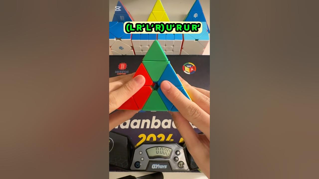 [Pyraminx] Last Layer Tutorial 1 #rubikscube #pyraminx #gancube #danzakuduro - YouTube