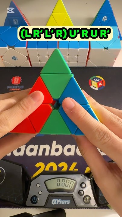 [Pyraminx] Last Layer Tutorial 1 #rubikscube #pyraminx #gancube # ...