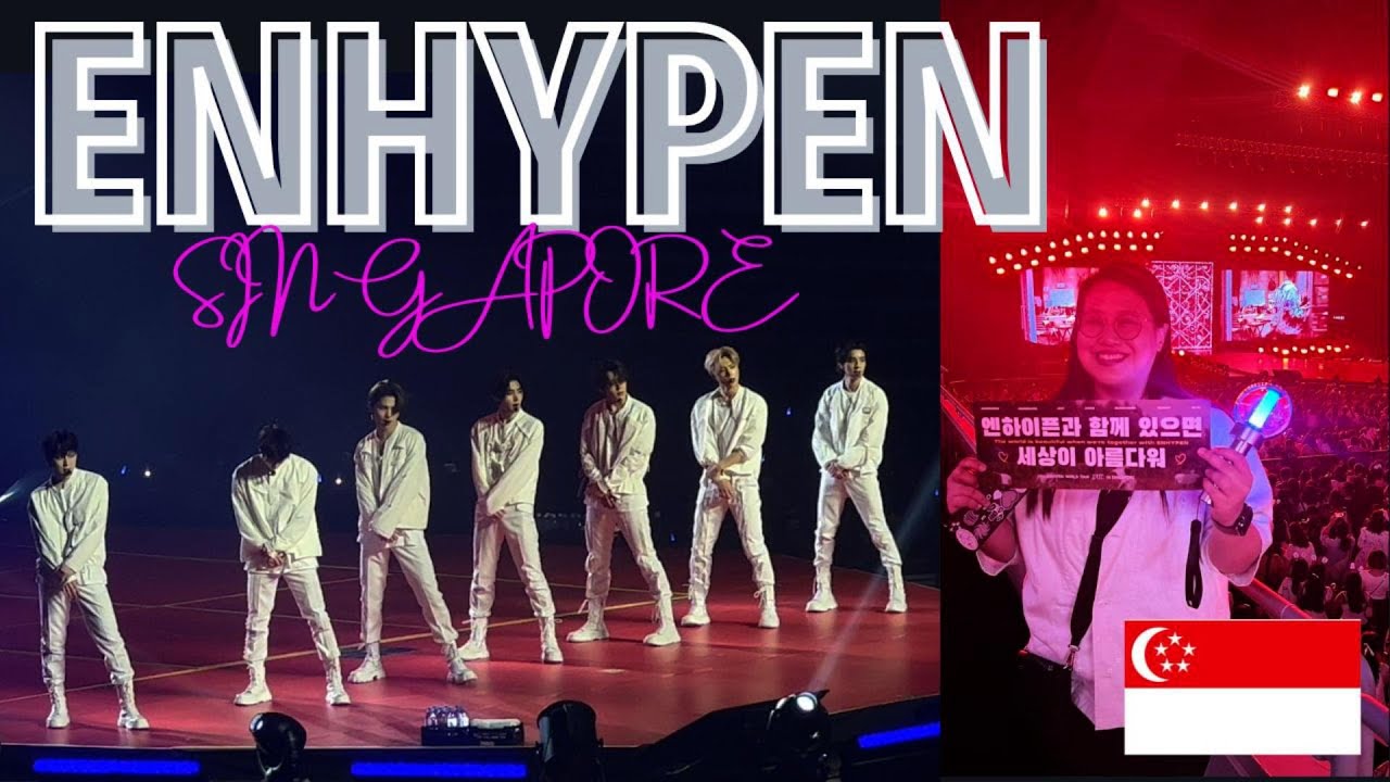 ENHYPEN: FATE WORLD TOUR 2024 VLOG | SINGAPORE | SheBiTV - YouTube