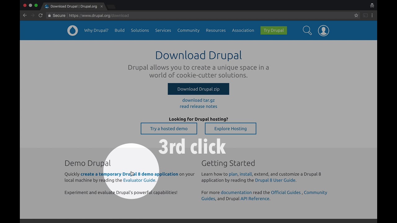 Install Drupal in less than 2 minutes - YouTube