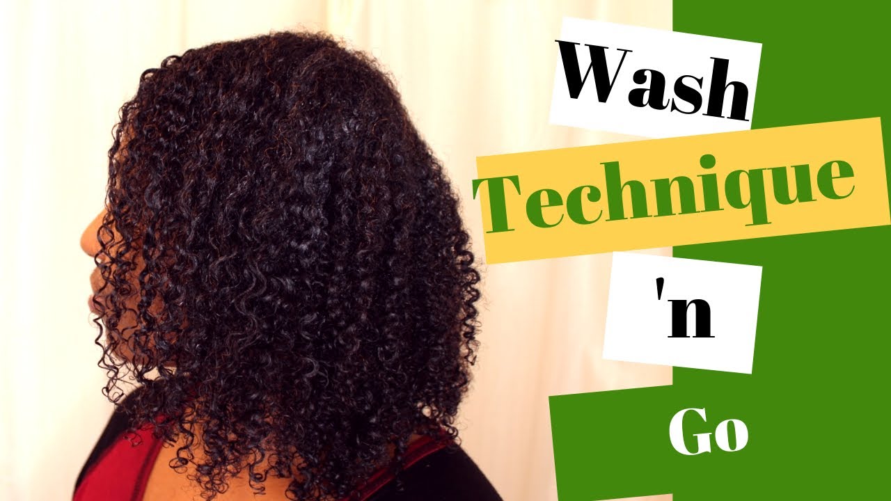 My NEW Wash and Go Technique: Vlogmas Day 15 - YouTube