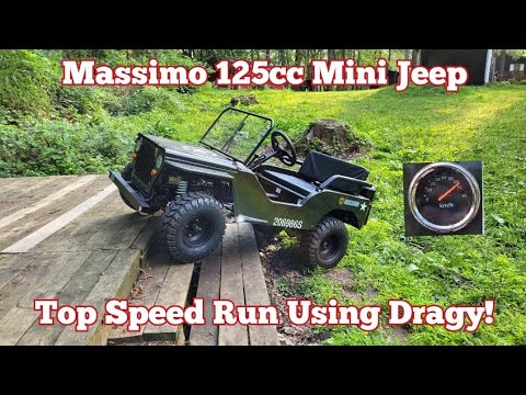Mini Jeep 125cc - Top Speed Run! - YouTube