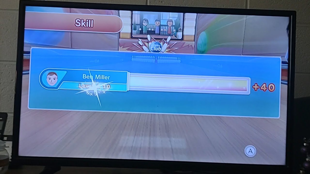 Wii Sports Club 100 Pin Bowling- Maximum Level Reached By Perfect Game ...