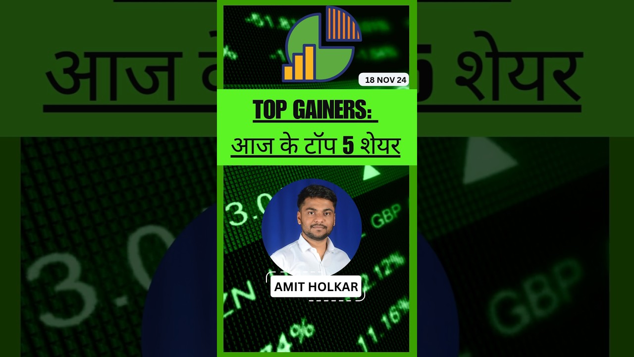 Top gainers Stocks today | top gainers and losers strategy | top gainer ...