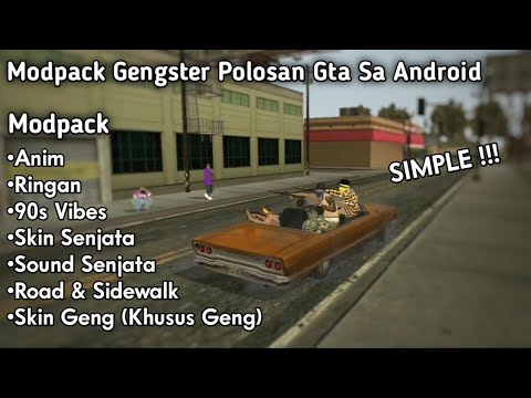 Modpack Gengster Simple Polosan Gta Sa Android V1 - YouTube