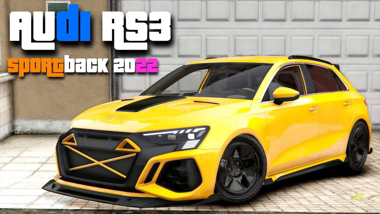 Audi RS3 Sportback 2022 - GTA 5 Real Life Car Mod + Download Link! - YouTube