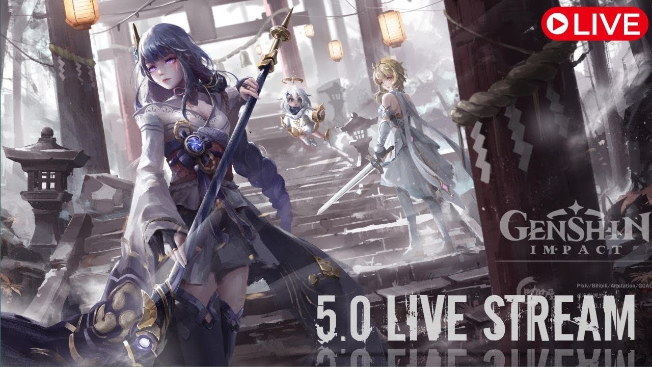 GENSHIN IMPACT LIVE STREAM | 5.0 | #genshinlive - YouTube