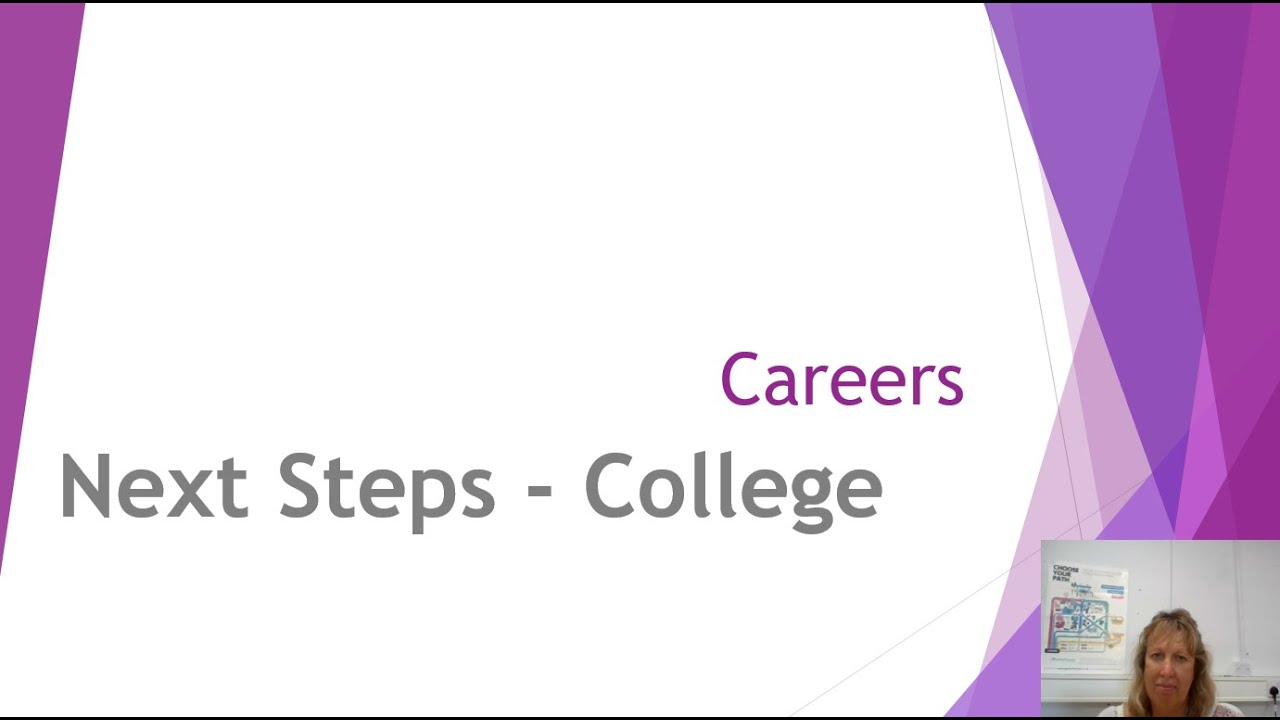 Next Steps - College - Parent Information Video - YouTube